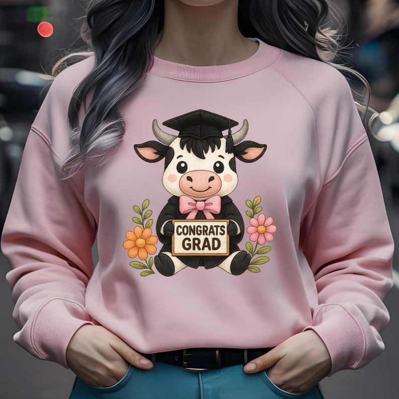 Graduation Cow PNG, Cute Highland Cow Graduation Clipart, Senior 2025 ...