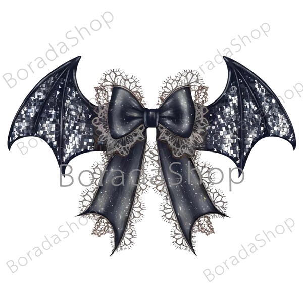 Bat Bow - Etsy