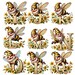 Bee Gnome Alphabet, Number PNG Clipart (36 Files) - Etsy