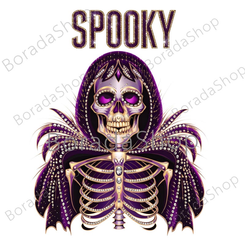 Glitter Skeletons - Etsy