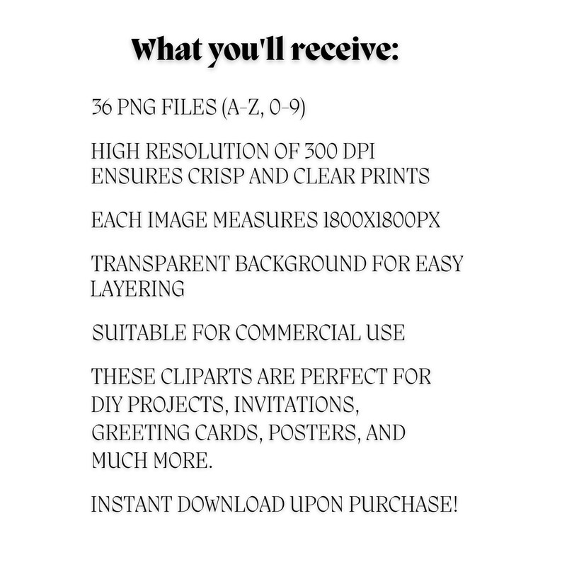 Adorable Fawn-themed Alphabet & Number PNG Clipart A-Z 0-9, 36 PNG ...