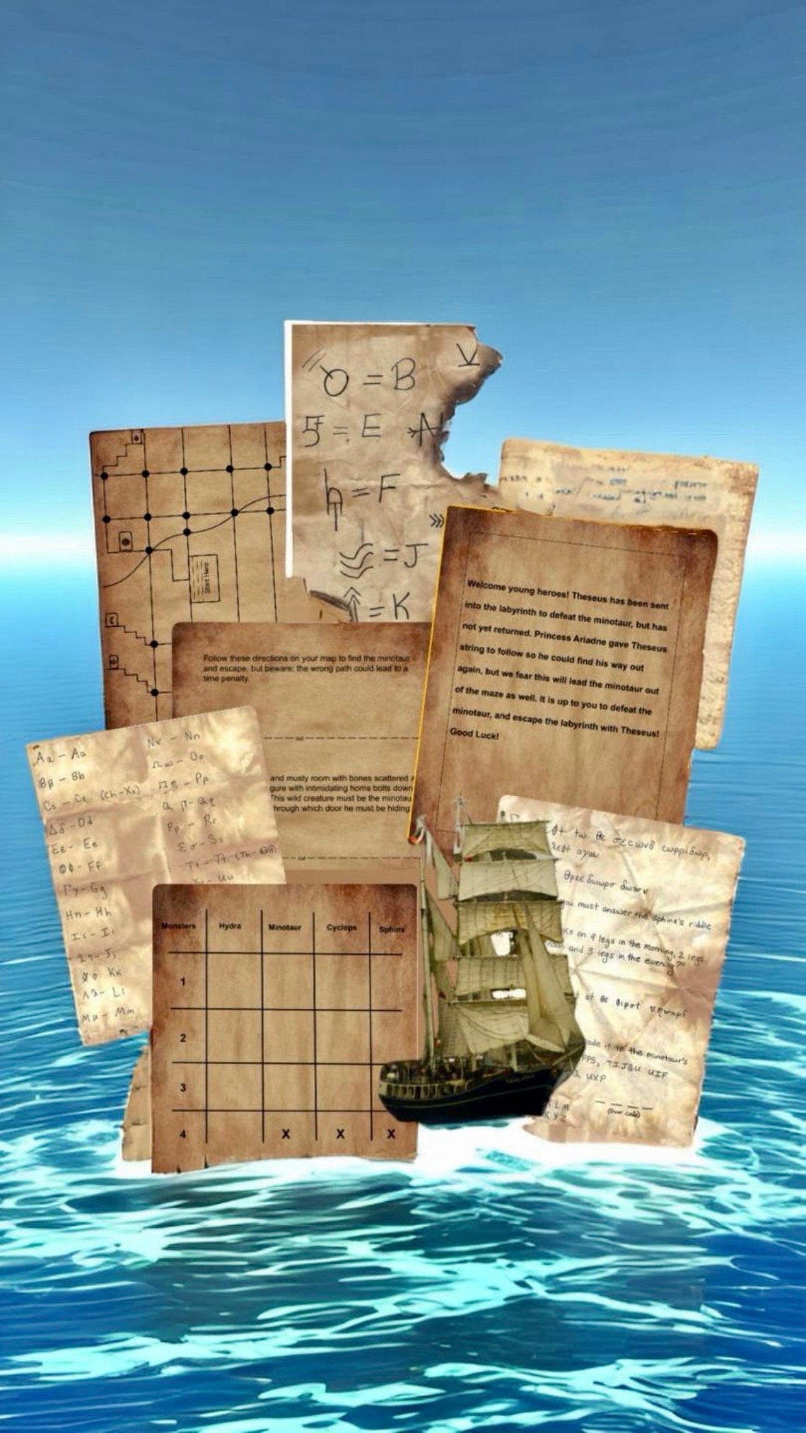 Greek Myth Escape Room for Fans of Percy Jackson - Etsy