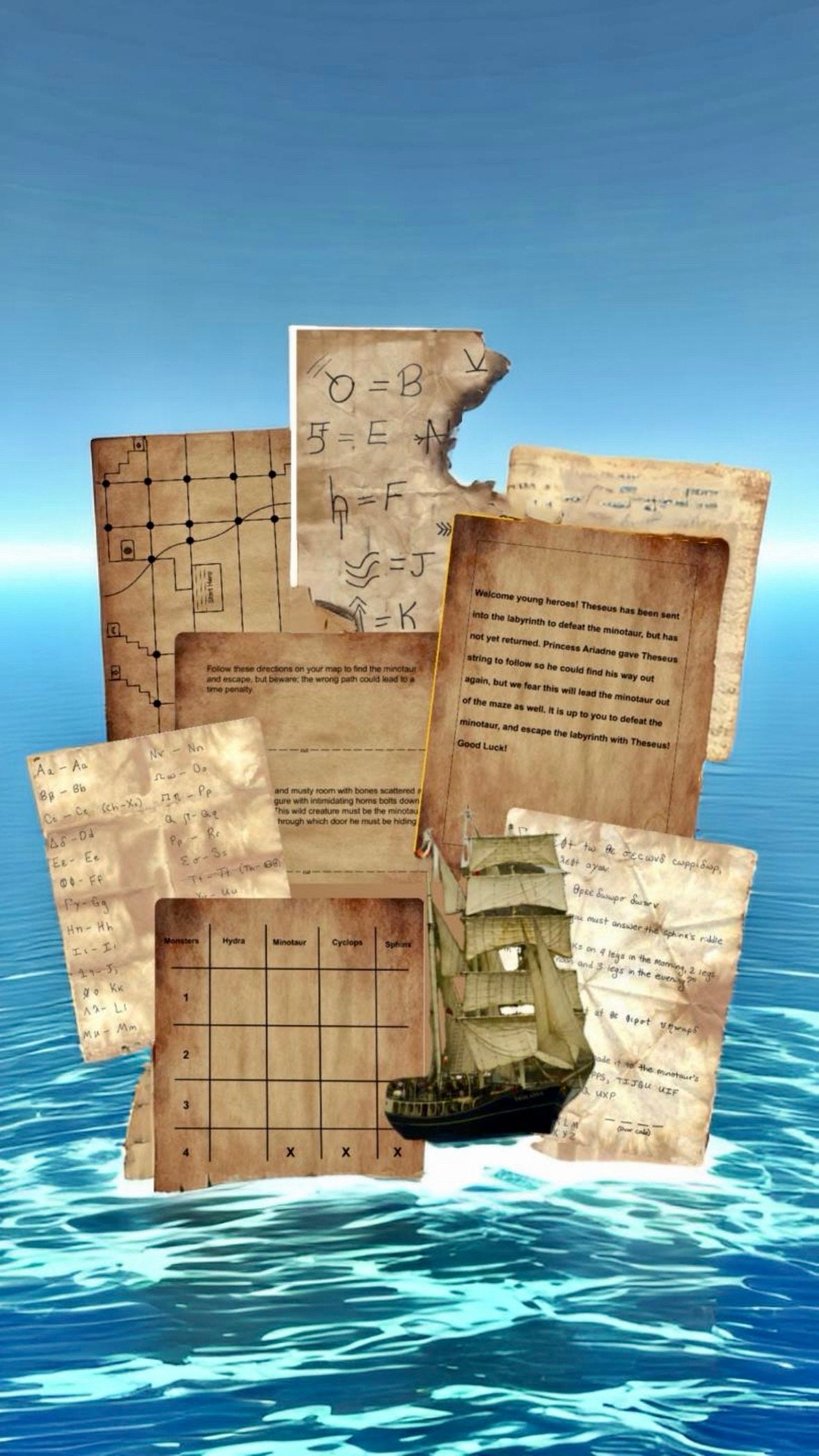 Greek Myth Escape Room for Fans of Percy Jackson - Etsy