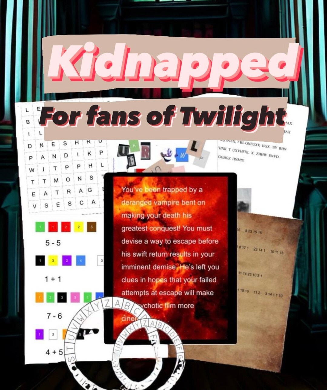 Kidnapped Escape Room for Fans of Twilight - Etsy