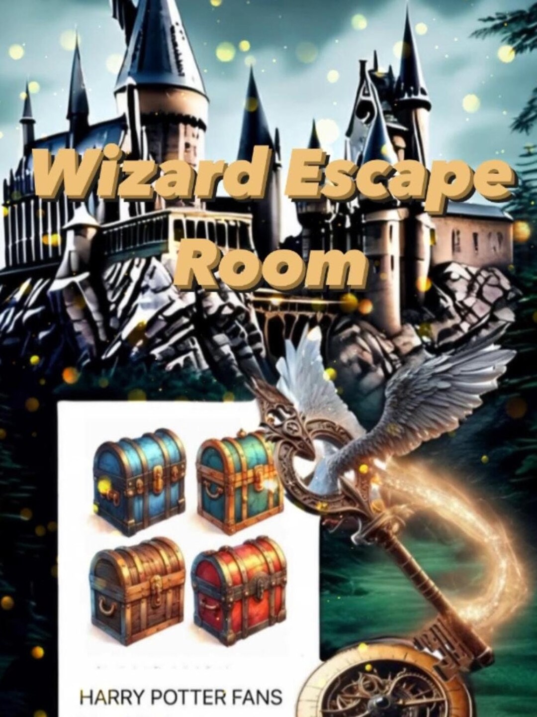 Wizard Escape Room for Fans of Harry Potter - Etsy