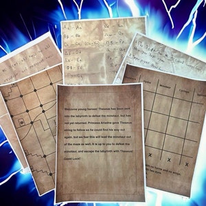 Greek Myth Escape Room for Fans of Percy Jackson - Etsy