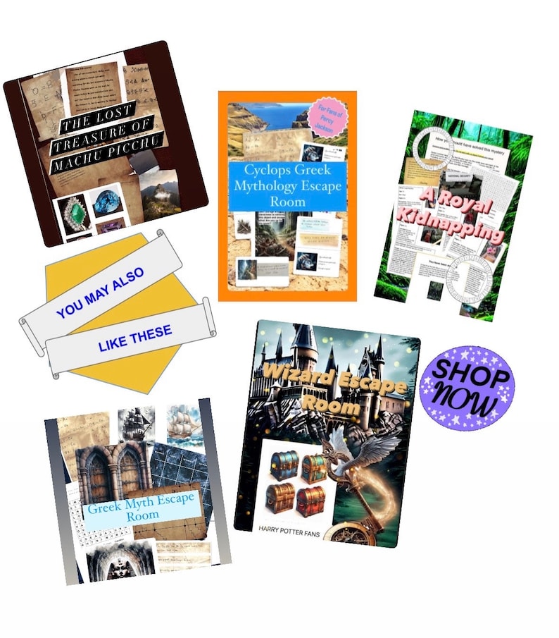 Greek Myth Escape Room for Fans of Percy Jackson - Etsy