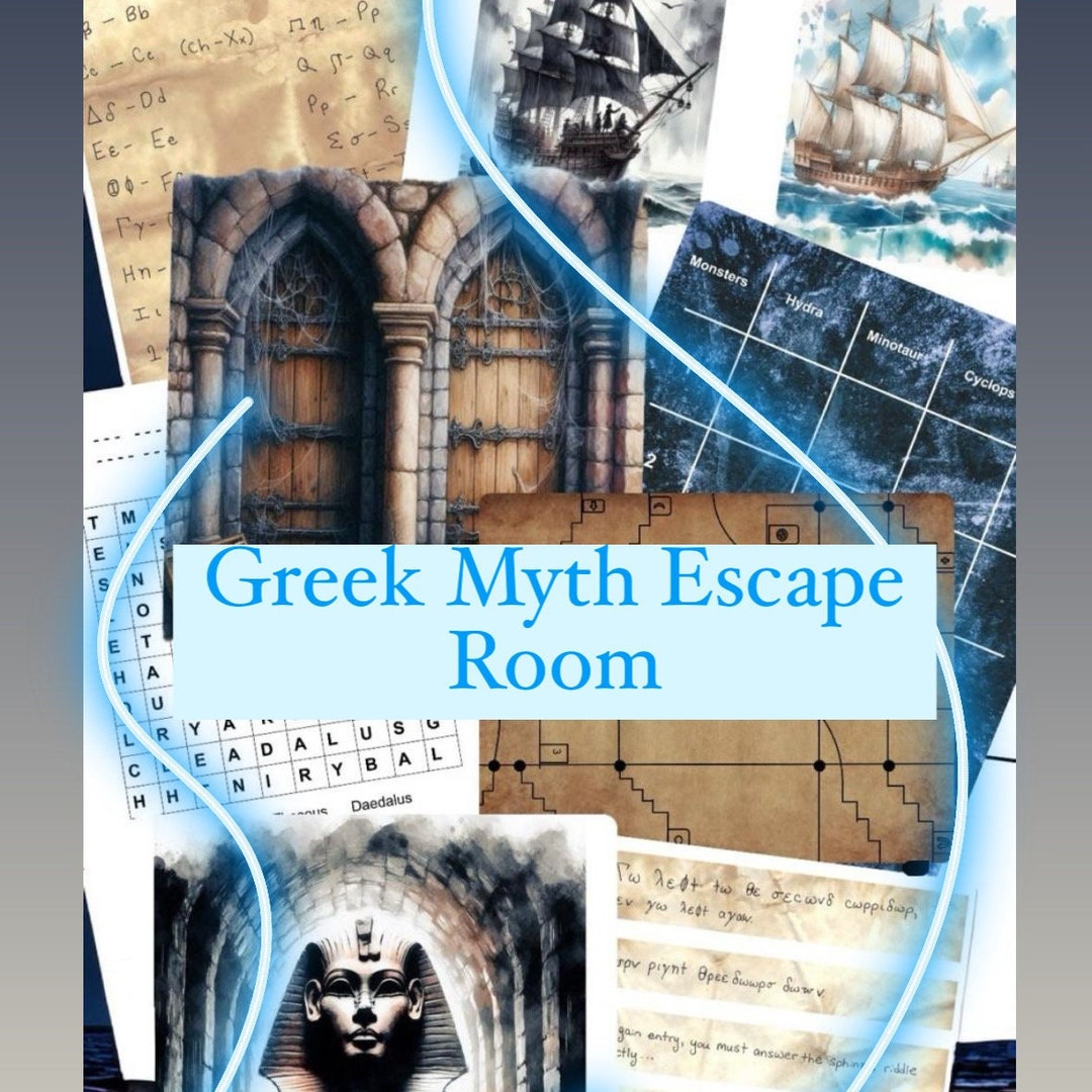 Greek Myth Escape Room for Fans of Percy Jackson - Etsy