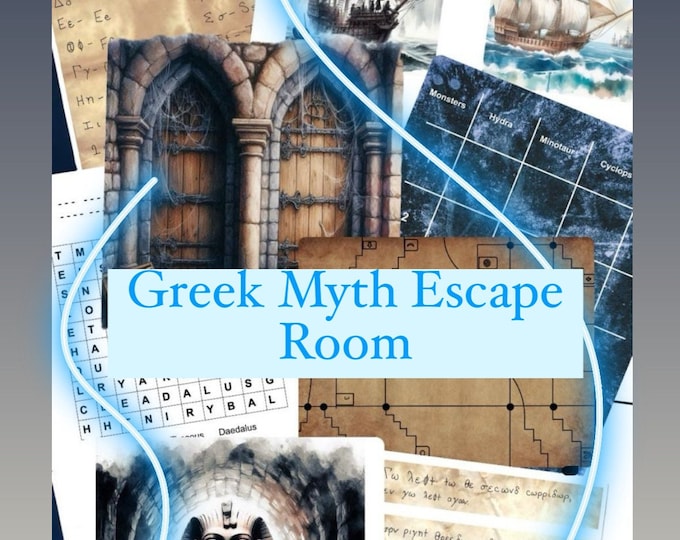 Greek Myth Escape Room for Fans of Percy Jackson - Etsy