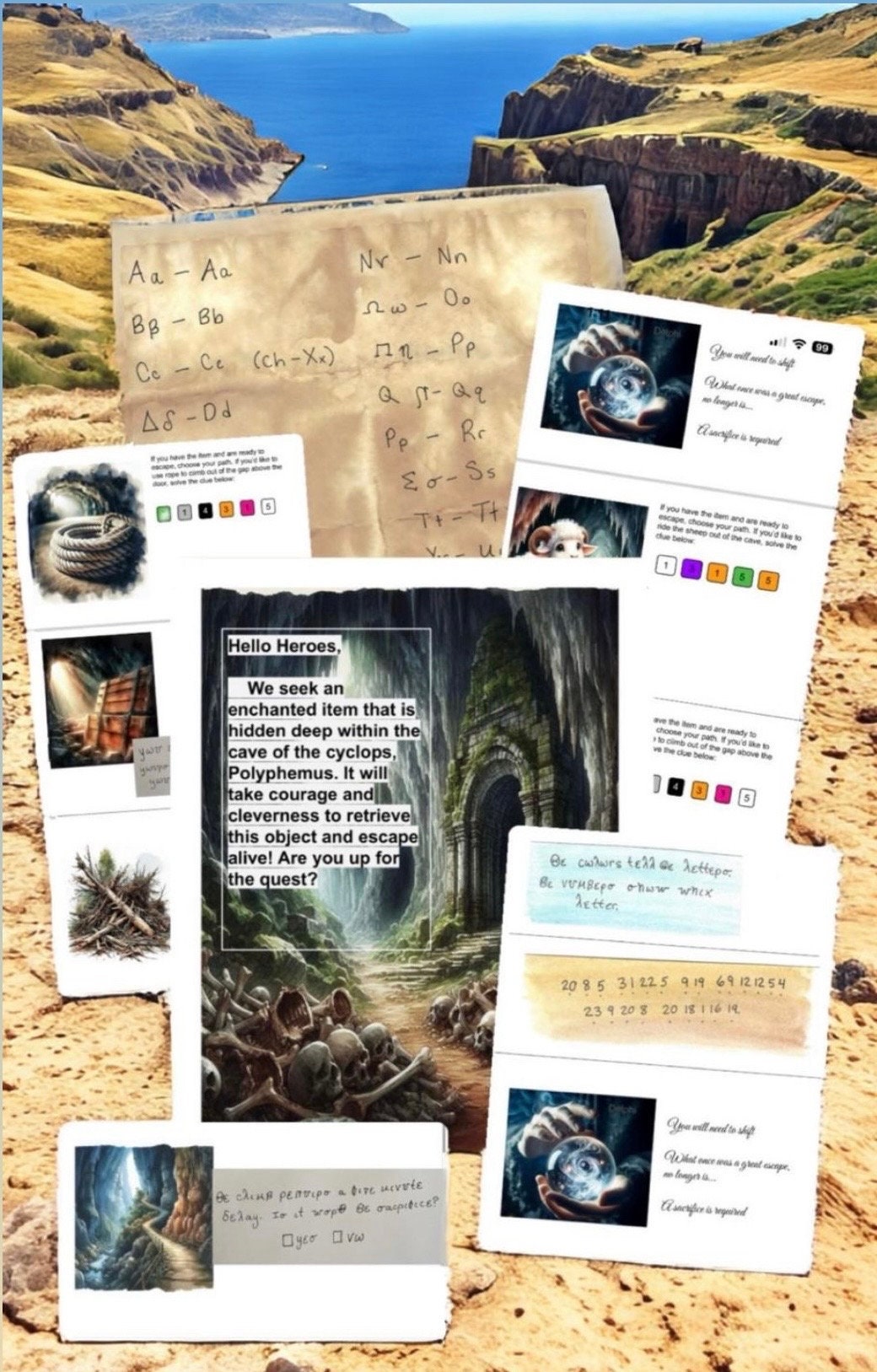 Cyclops Greek Mythology Escape Room - Etsy