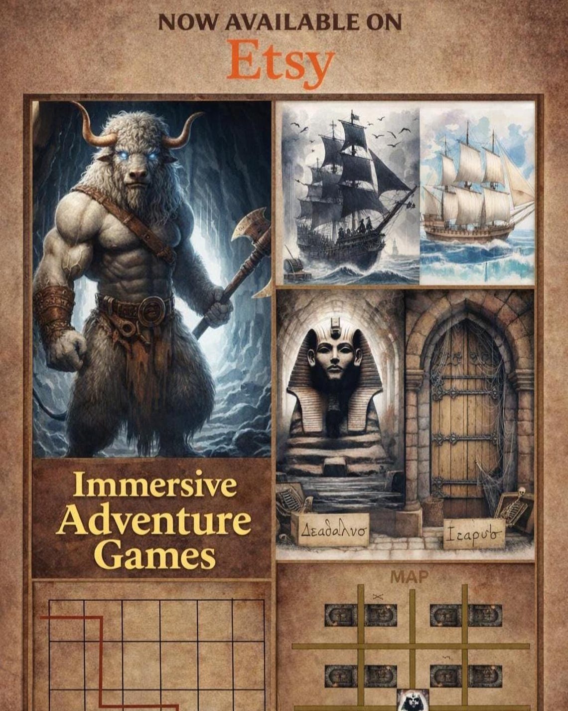 Greek Myth Escape Room for Fans of Percy Jackson - Etsy