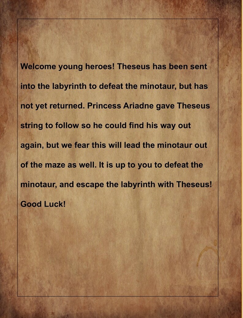 Greek Myth Escape Room for Fans of Percy Jackson - Etsy