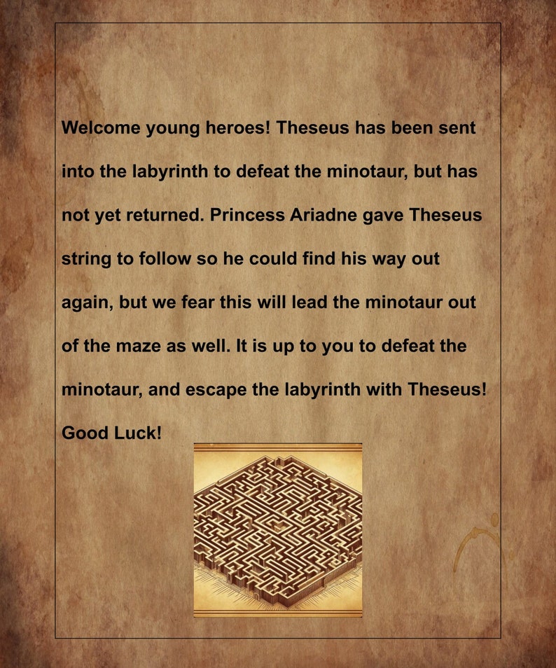 Greek Myth Escape Room for Fans of Percy Jackson - Etsy