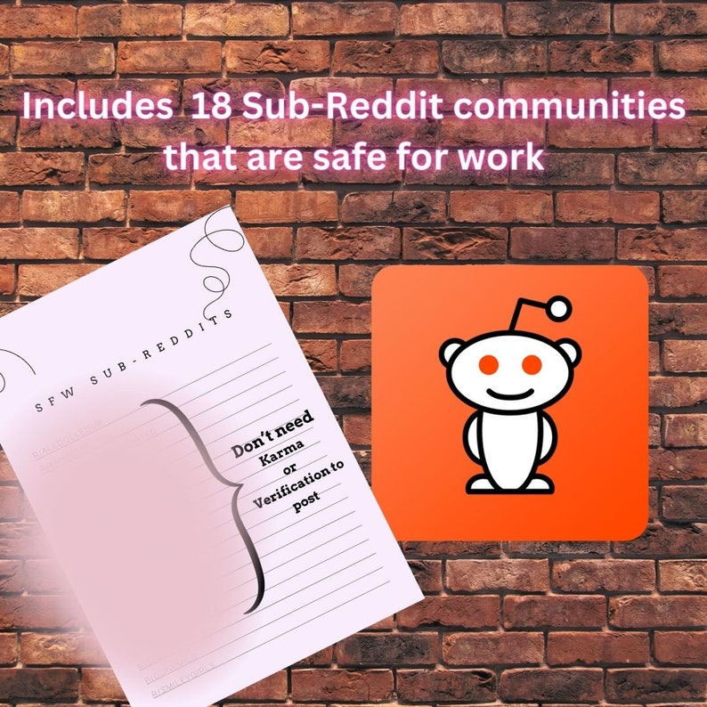 18 Safe for Work Sub-reddits for Onlyfans / Fansly / Playboy Centerfold Creators - Etsy