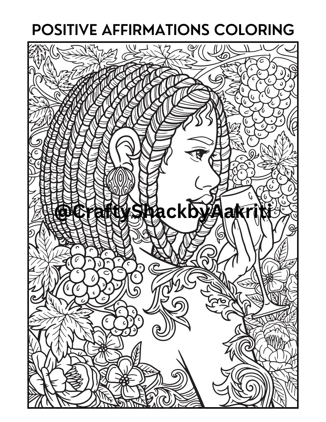 Empower Your Palette: Adult Coloring Book With Positive Affirmations - Etsy