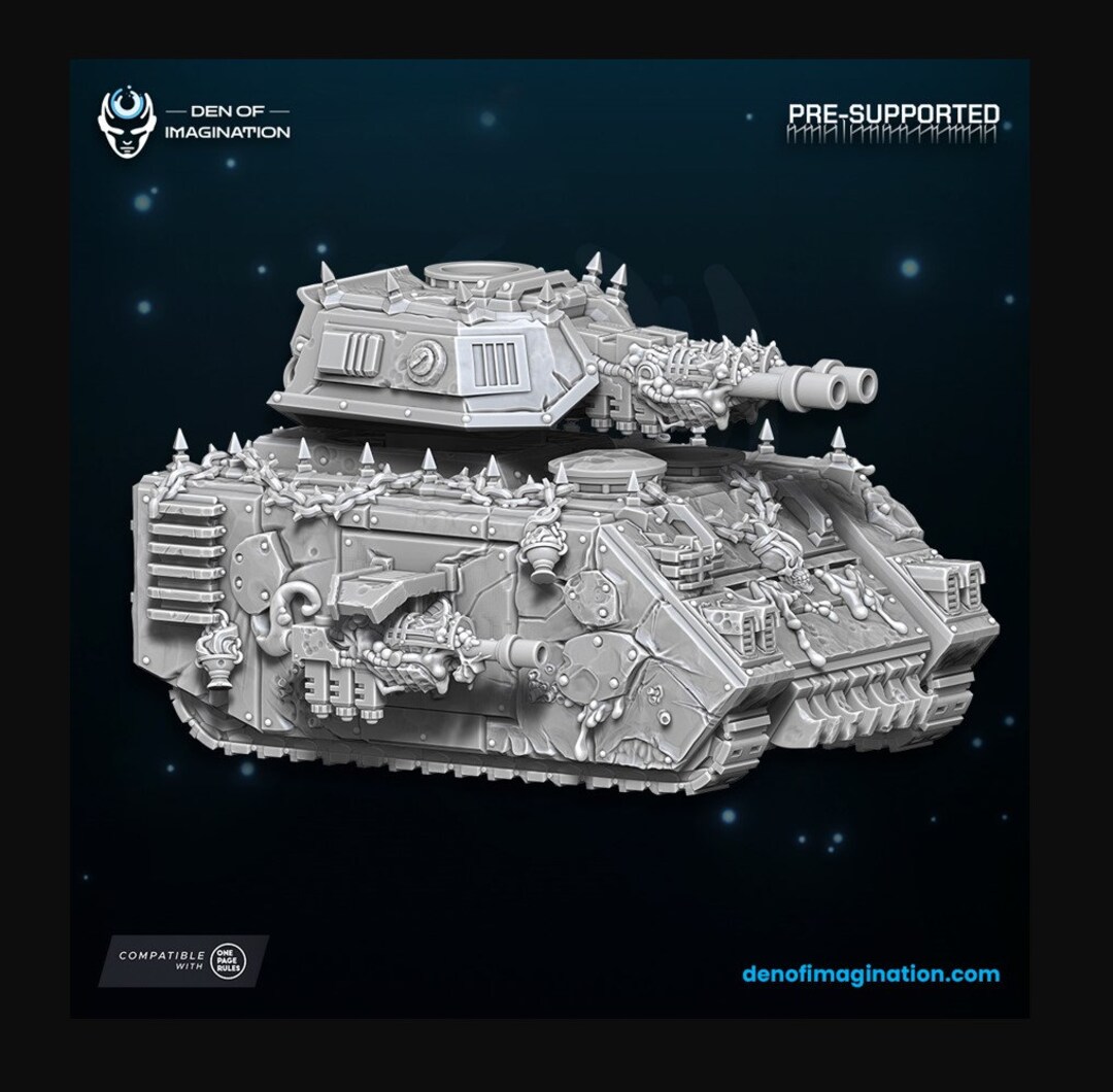 Plague Battle Tank Den of Imagination Tabletop Wargaming Miniature Sci ...