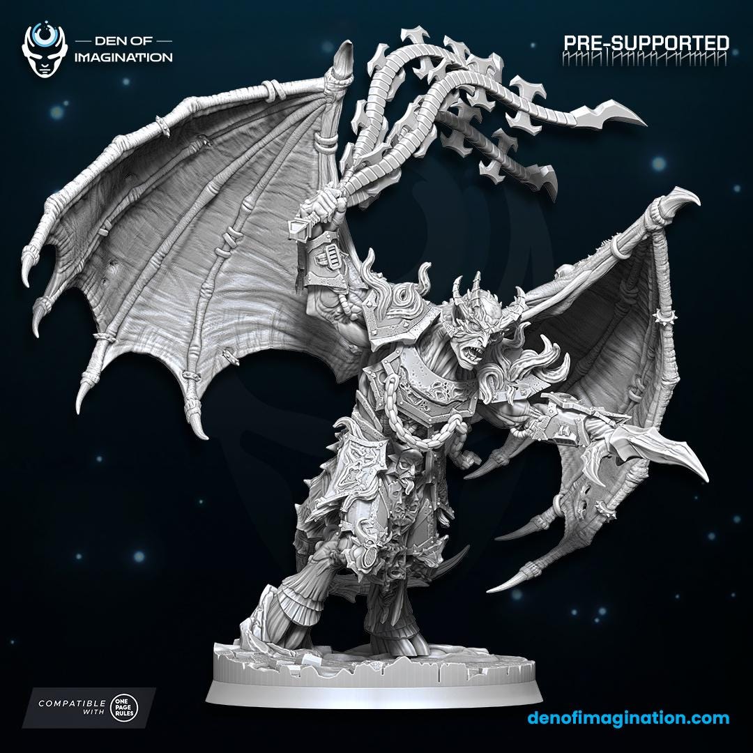 Demonic Prince of Excess - Den of Imagination - Tabletop Wargaming ...