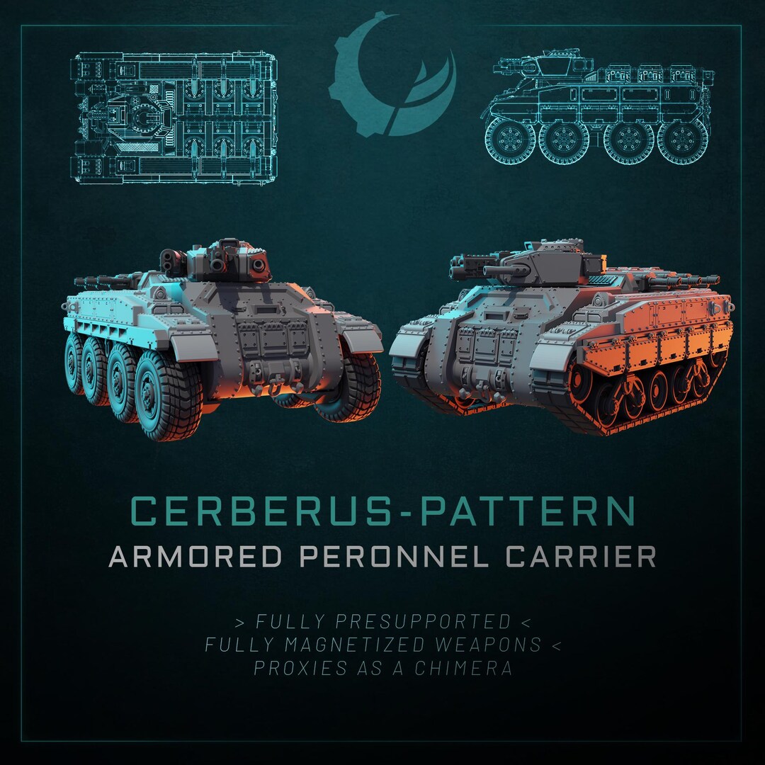 Cerberus-pattern Armored Personnel Carrier - Maelstrom Designworks ...