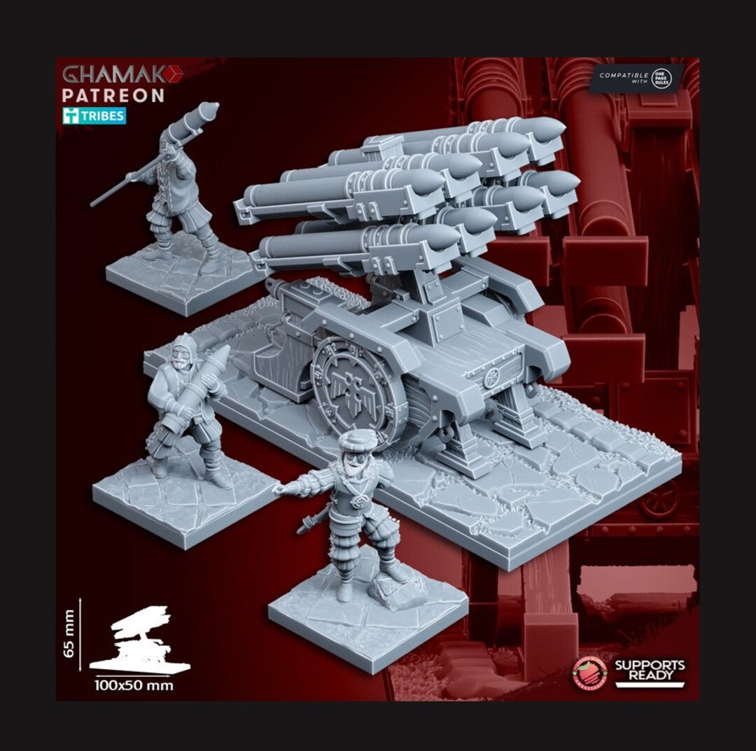 Empire Rocket Launcher Ghamak Tabletop Wargaming Miniature Sci-fi ...