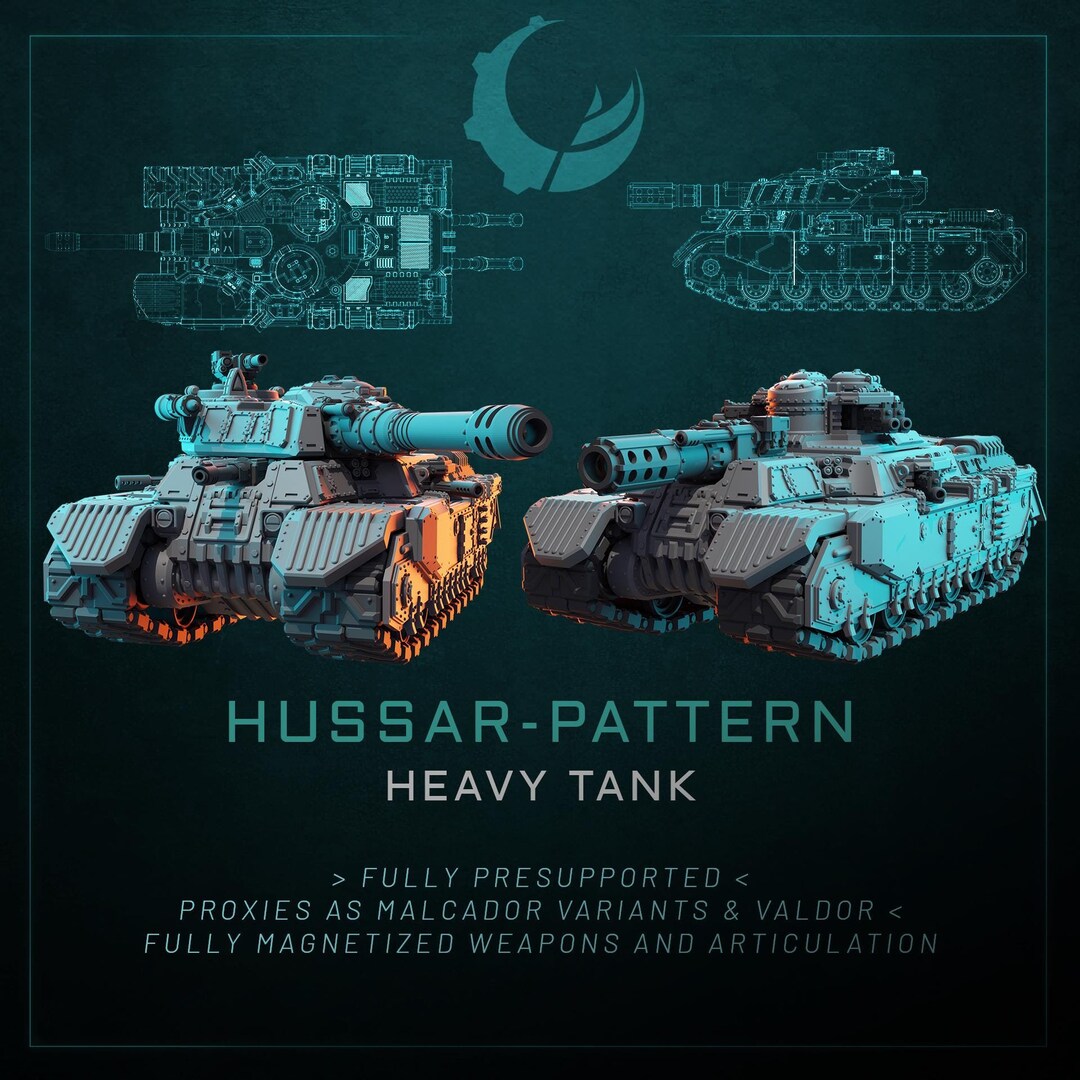 Hussar-pattern Heavy Tank - Maelstrom Designworks - Tabletop Wargaming ...