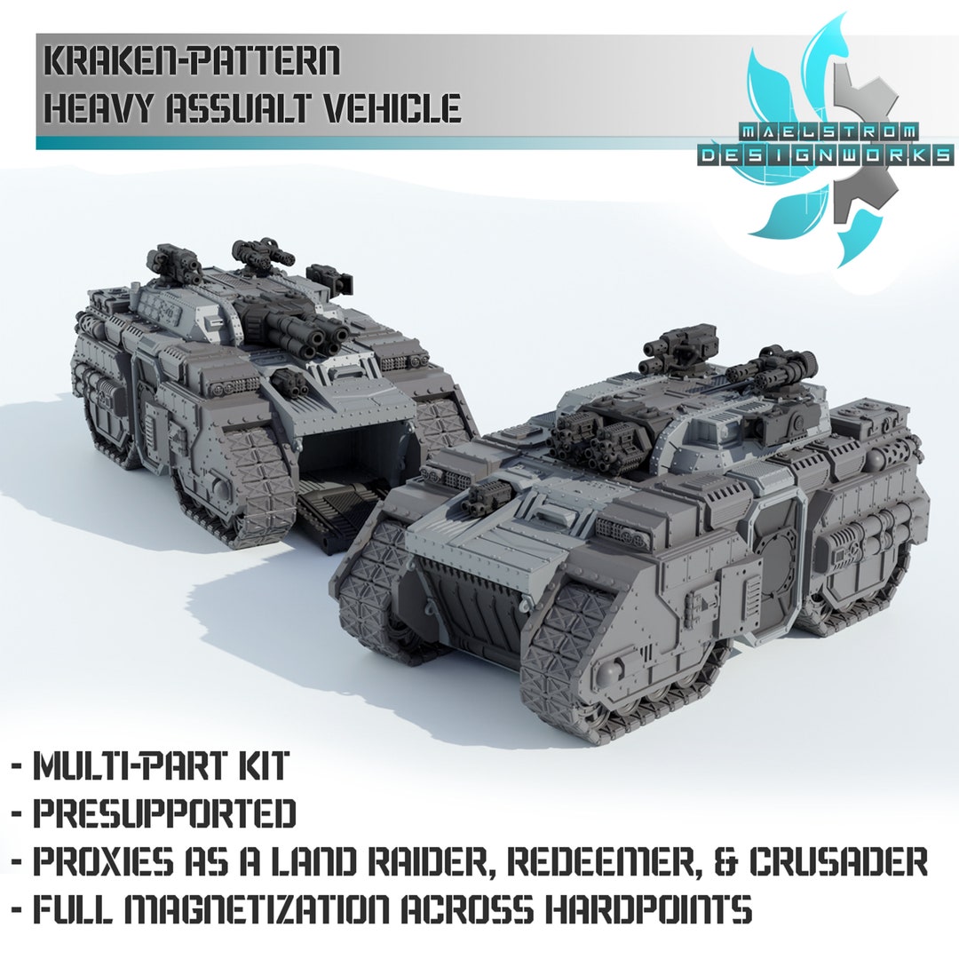 Kraken-pattern Heavy Assault Vehicle - Maelstrom Designworks - Tabletop ...