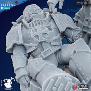 Hospitaller Knight Ghamak Tabletop Wargaming Miniature Sci-fi/fantasy ...