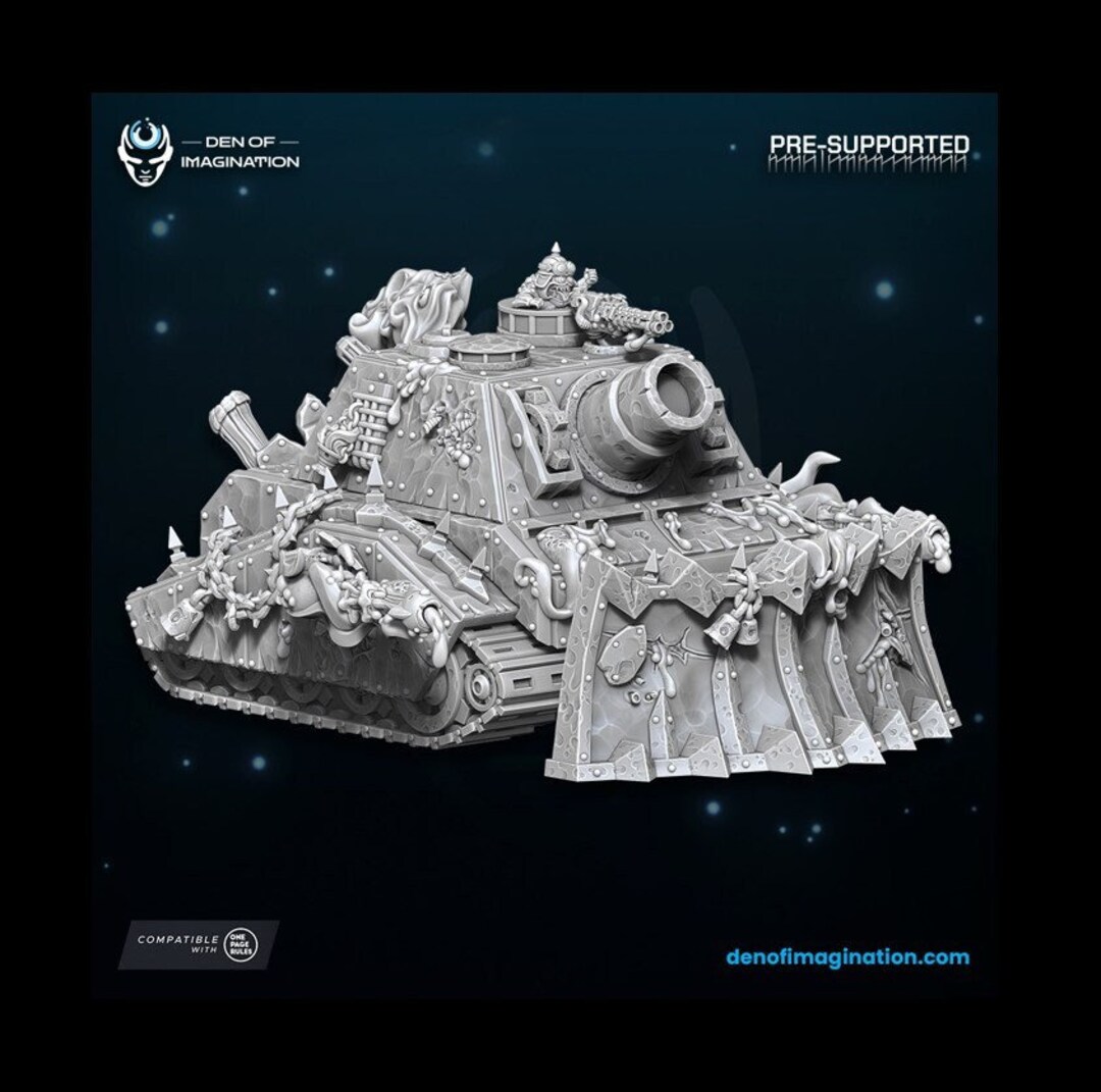 Plague Tank Den of Imagination Tabletop Wargaming Miniature Sci-fi ...