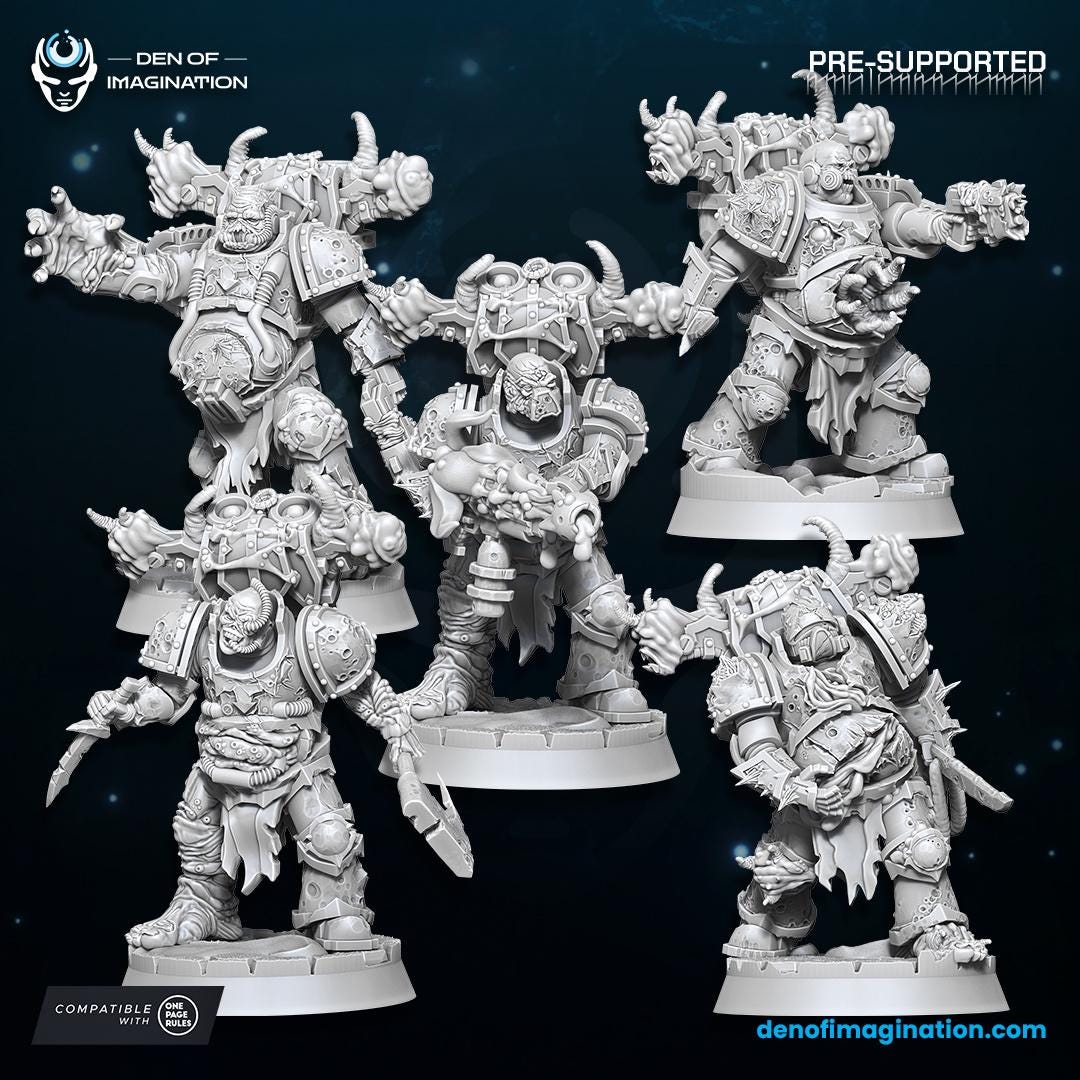 Plague Sons (10 Models) - Den of Imagination - Tabletop Wargaming ...