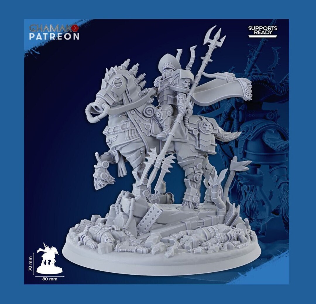 Lord Otto Von Zeppelin - Ghamak - Tabletop Wargaming Miniature Sci-fi ...