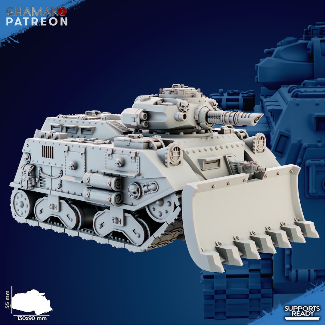 Iron Korp Puma Tank - Ghamak - Tabletop Wargaming Miniature Sci-fi ...