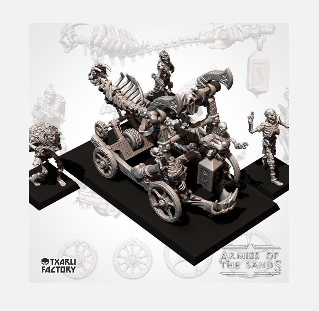 Bone Catapult - Txarli Factory - Tabletop Wargaming Miniature Sci-fi ...