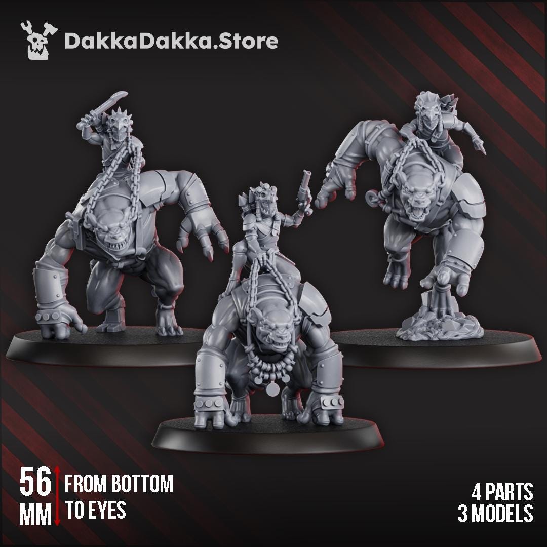 Mar-duk Tribe Furybeasts (3 Models) - Dakkadakka.store - Tabletop ...