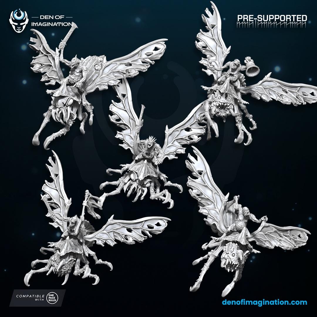 Plague Demons on Flies - Den of Imagination - Tabletop Wargaming ...