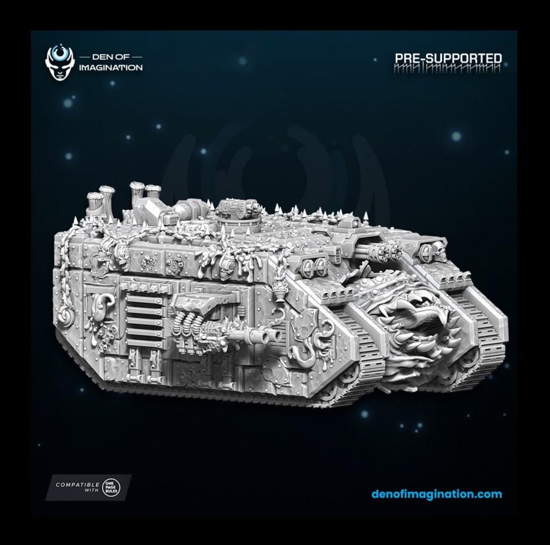 Plague Ironclad Tank Den of Imagination Tabletop Wargaming Miniature ...