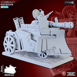 Steampunk Tank - Ghamak - Tabletop Wargaming Miniature Sci-fi/fantasy ...