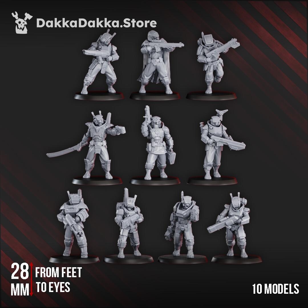 MSC Operations Team 2nd Division Squad (10 Models) - Dakkadakka.store ...