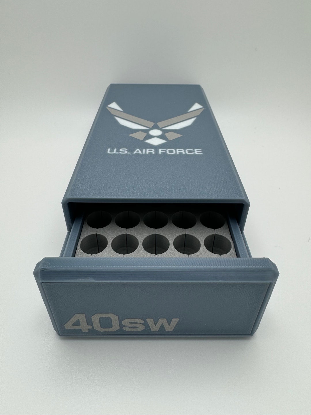 Customizable 3D Printed Ammo Box Air Force - Etsy