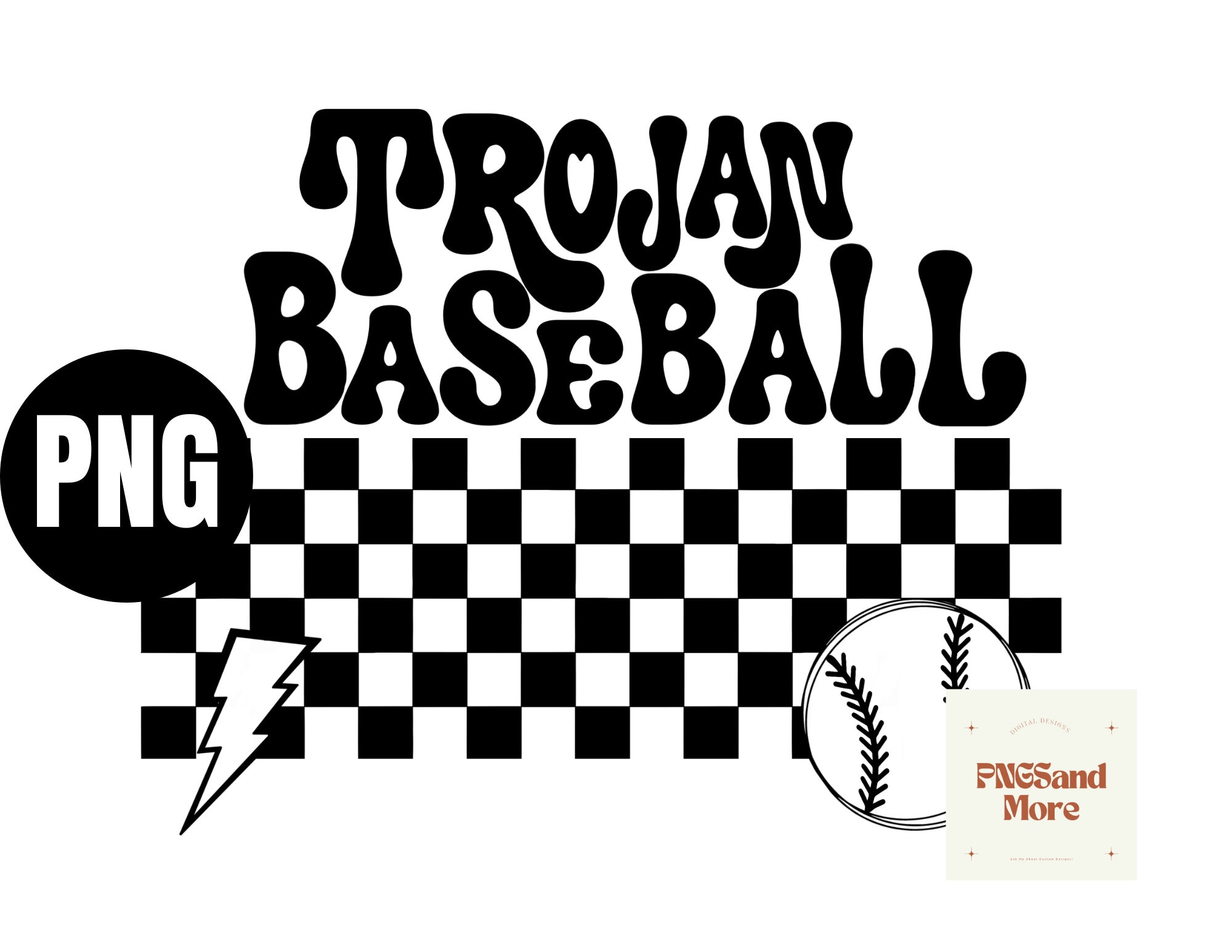 Baseball Png, Trojan Png, Sublimation Transfer, Digital Image - Etsy