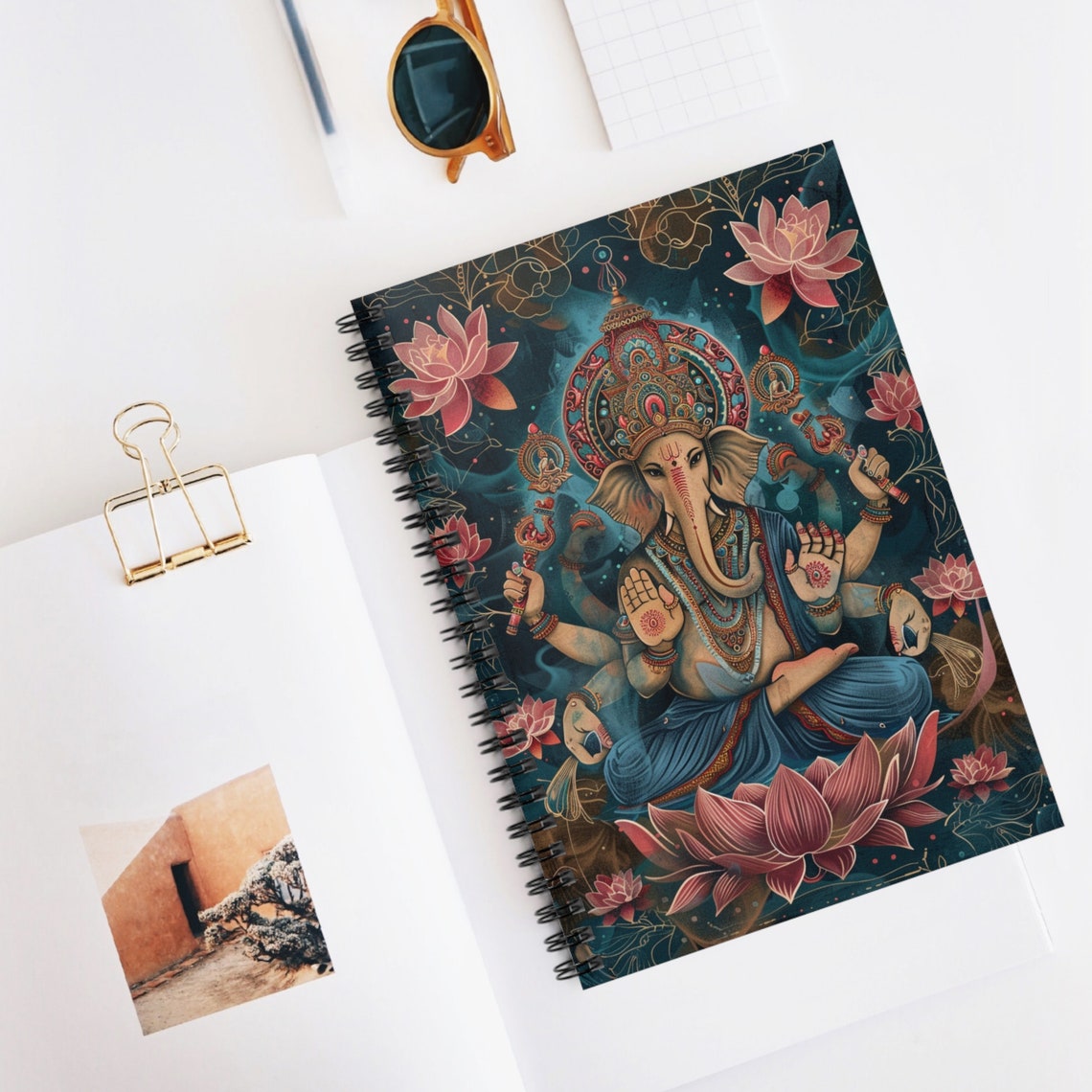 Hindu Ganesh Inspired Design Journal, Personal Journal, Self Care ...