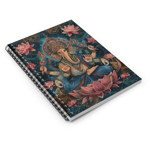 Hindu Ganesh Inspired Design Journal, Personal Journal, Self Care ...