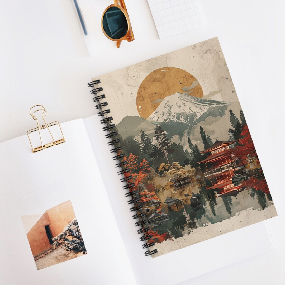 Japanese Design Journal, Personal Journal, Self Care Journal, Diary ...