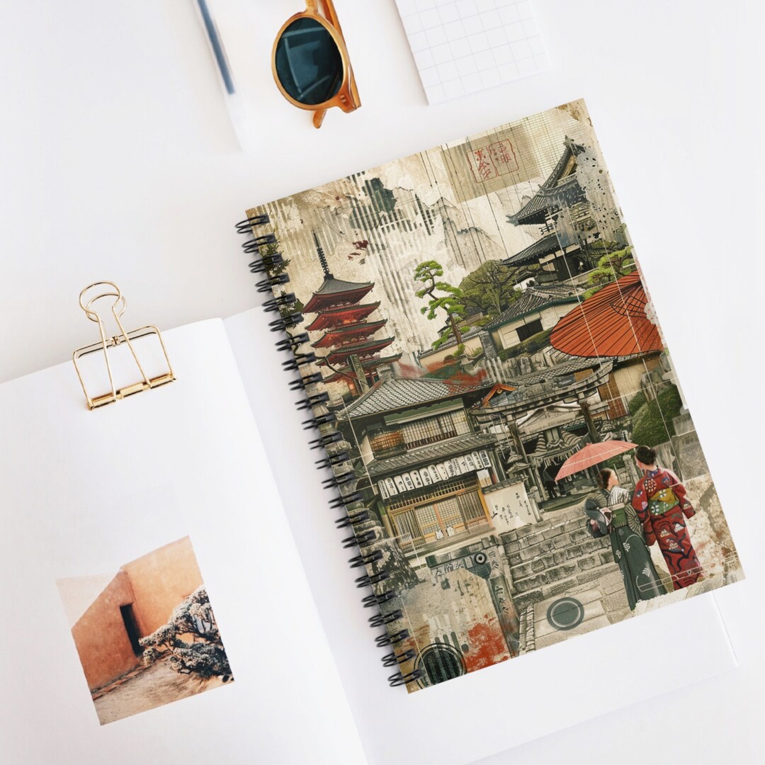 Vintage Japanese Design Journal, Personal Journal, Self Care Journal ...