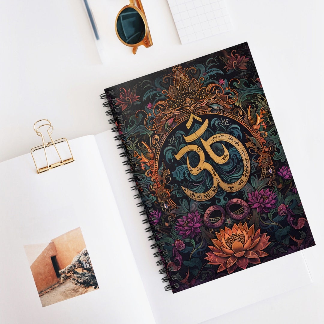 Hindu Inspired Design Journal, Personal Journal, Self Care Journal ...