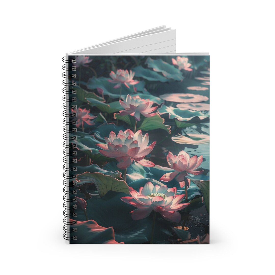 Hindu Inspired Lotus Flower Journal, Personal Journal, Self Care ...