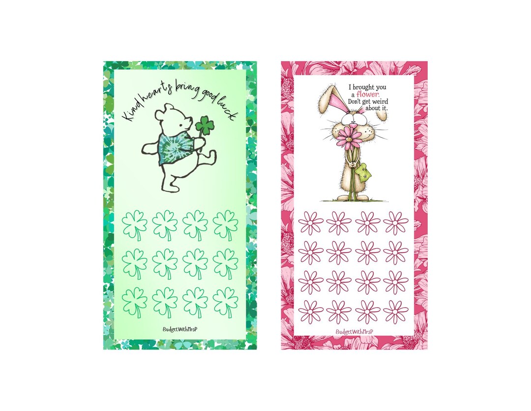 St.patrick's Day and Easter Mini Savings Challenge PDF Digital Download ...