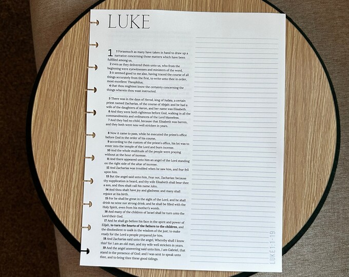 DISC-COVER Bible™ | Note Taking Bible | Discbound Bible Study | ASV ...
