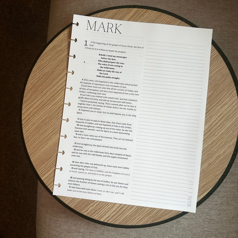 DISC-COVER Bible™ Note Taking Bible Discbound Bible Study ASV the Book ...