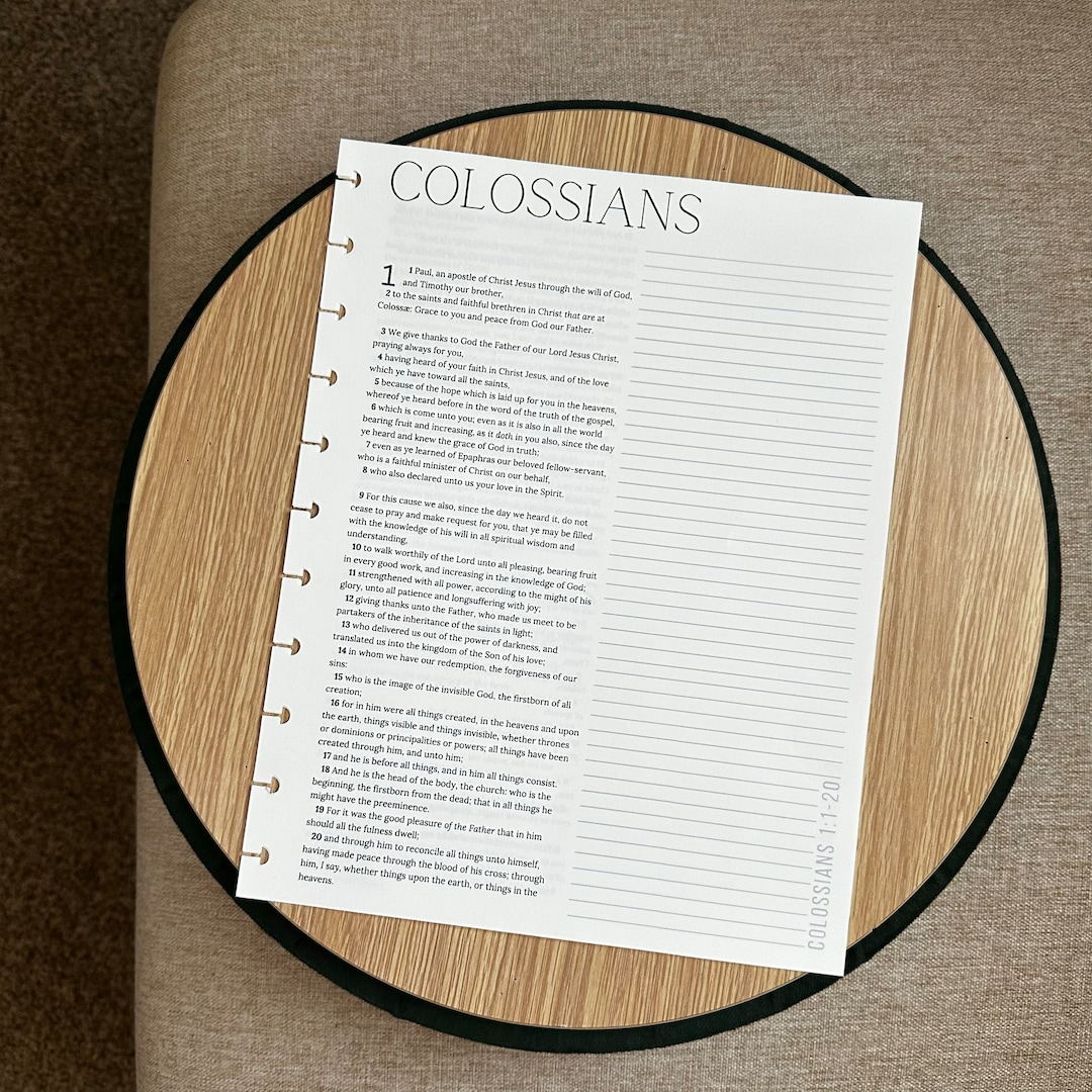 DISC-COVER Bible™ Note Taking Bible ASV Colossians Choose Your Cover ...