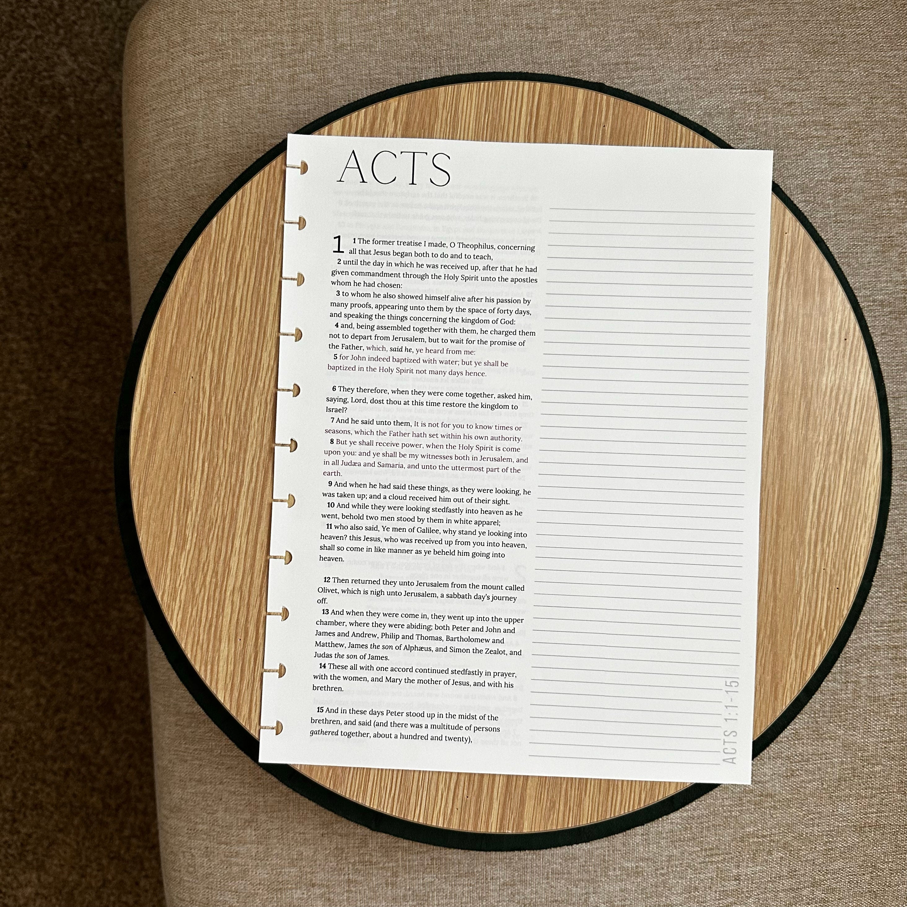 DISC-COVER Bible™ Note Taking Bible ASV Acts of the Apostles Choose ...