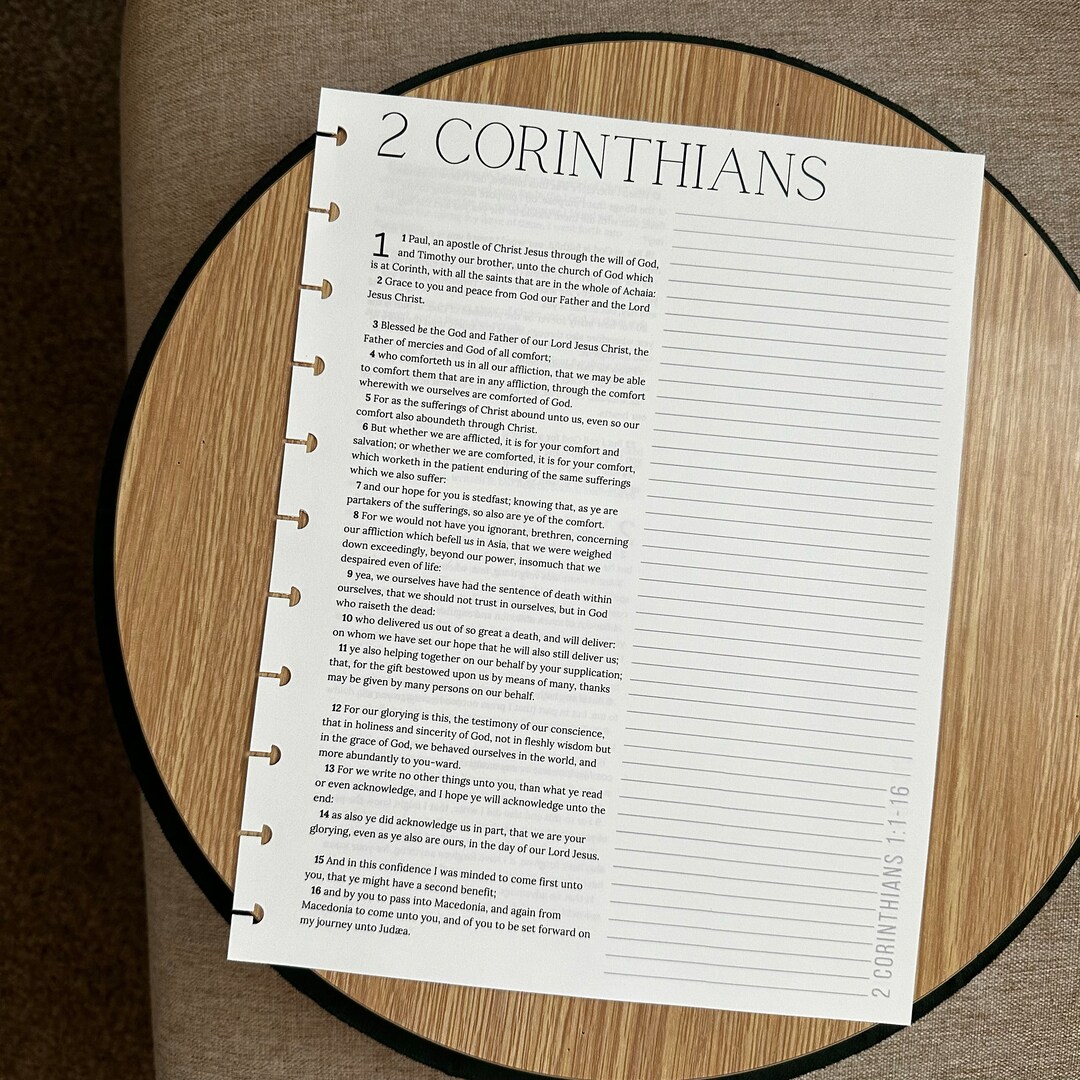 DISC-COVER Bible™ Note Taking Bible ASV 2 Corinthians Choose Your Cover ...